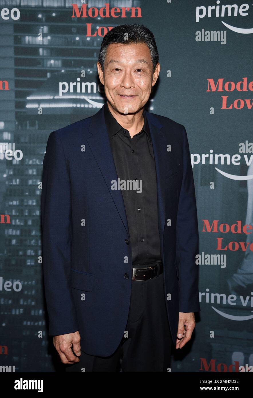 Actor James Saito attends the premiere party for the Amazon Original ...