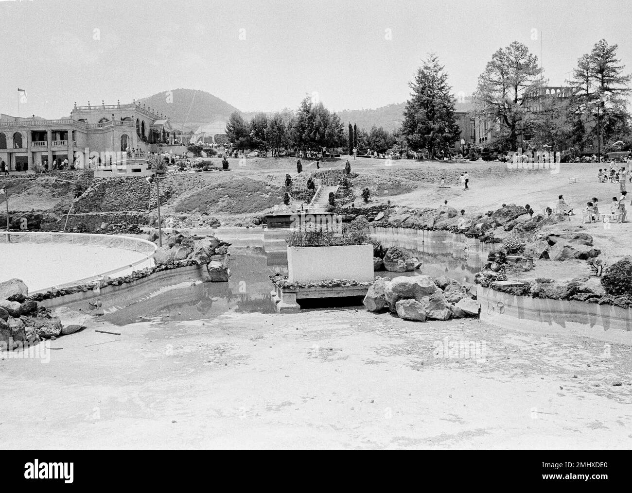 The general public walks around the grounds of the palatial estate that ...