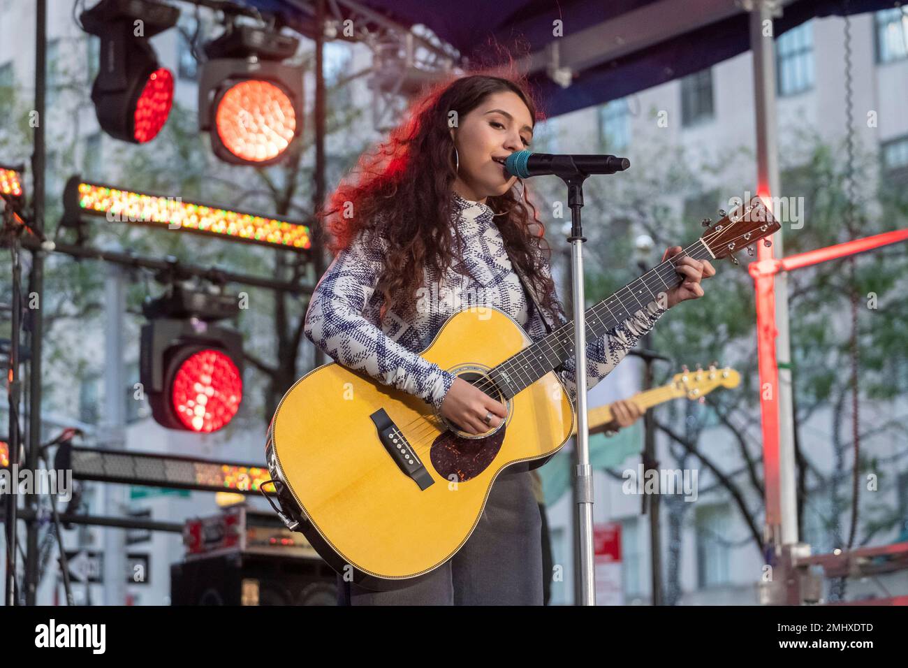 Alessia Cara performs on NBC's Today show at Rockefeller Plaza on ...