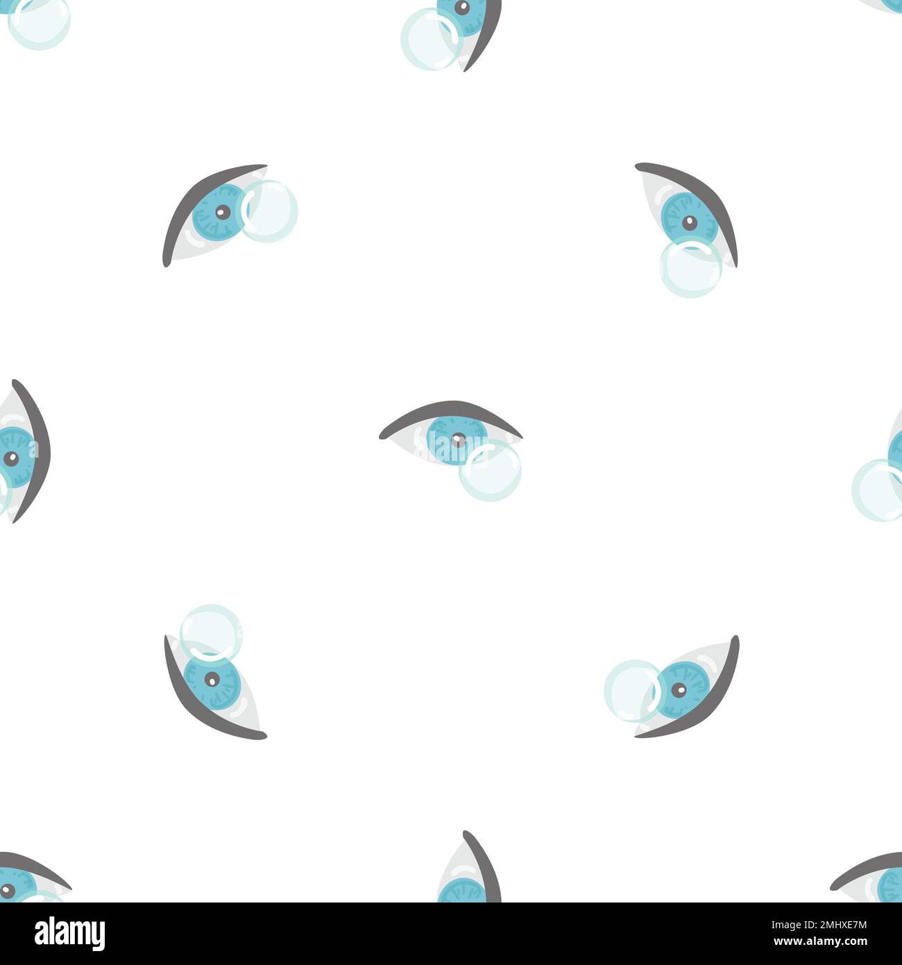 Eye contact lens pattern seamless vector Stock Vector Image & Art - Alamy