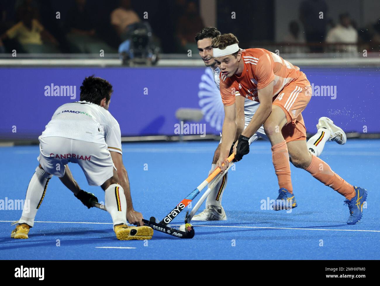 BHUBANESWAR - Derck de Vilder (NED) of the Netherlands against Belgium ...
