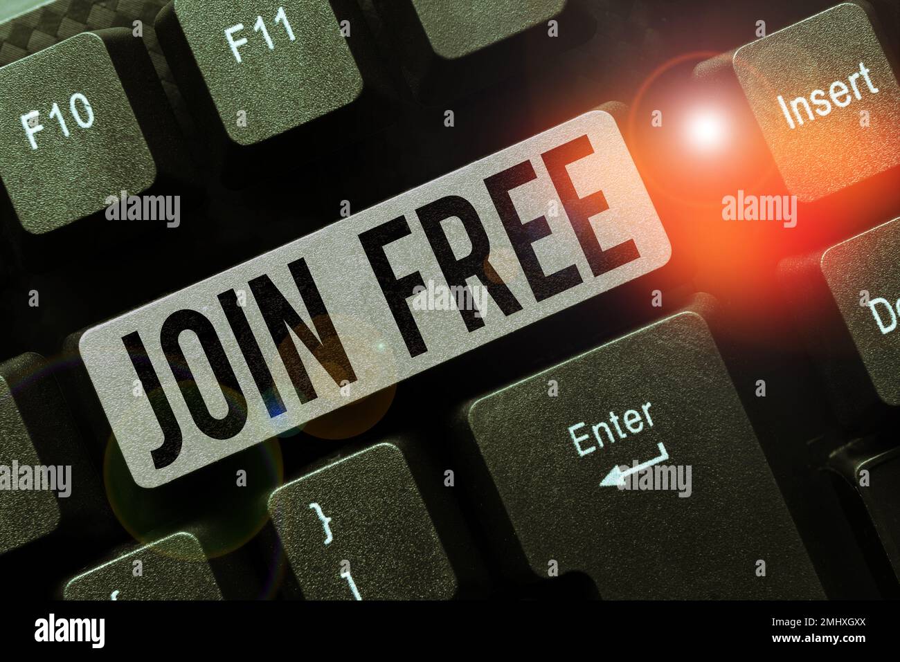 Handwriting text Join Free. Word Written on the act or an instance of ...