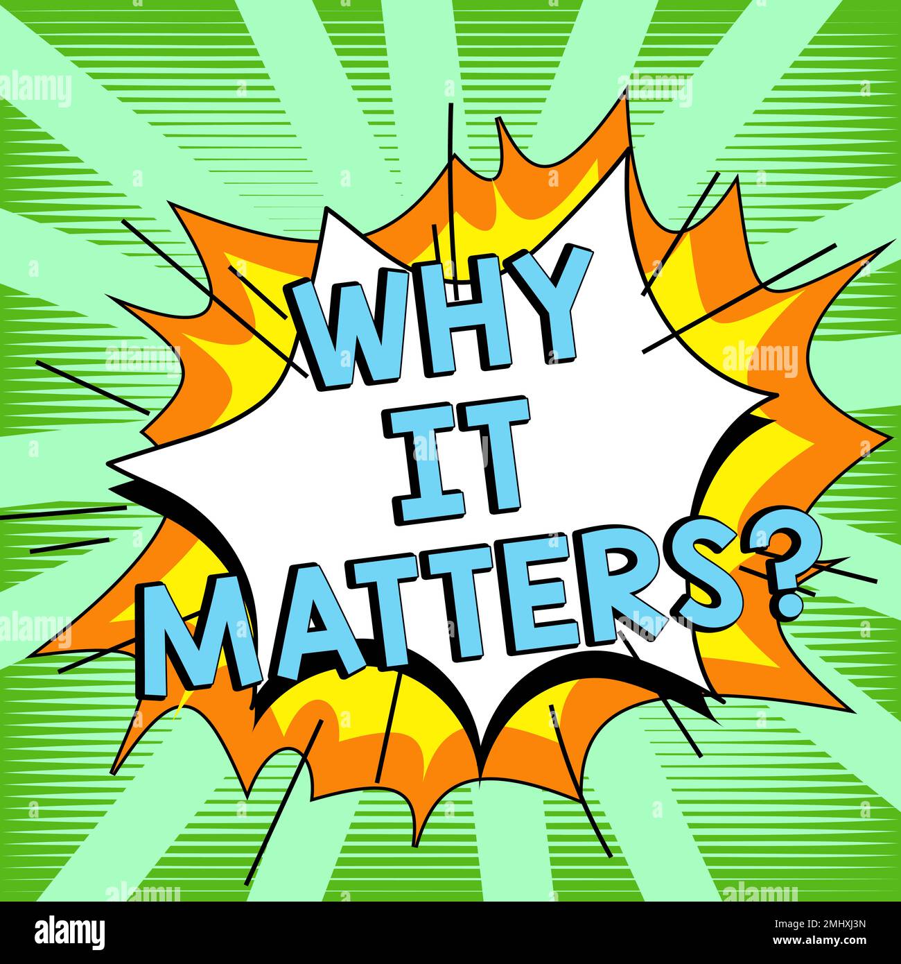 Text caption presenting Why It Matters. Concept meaning Important ...