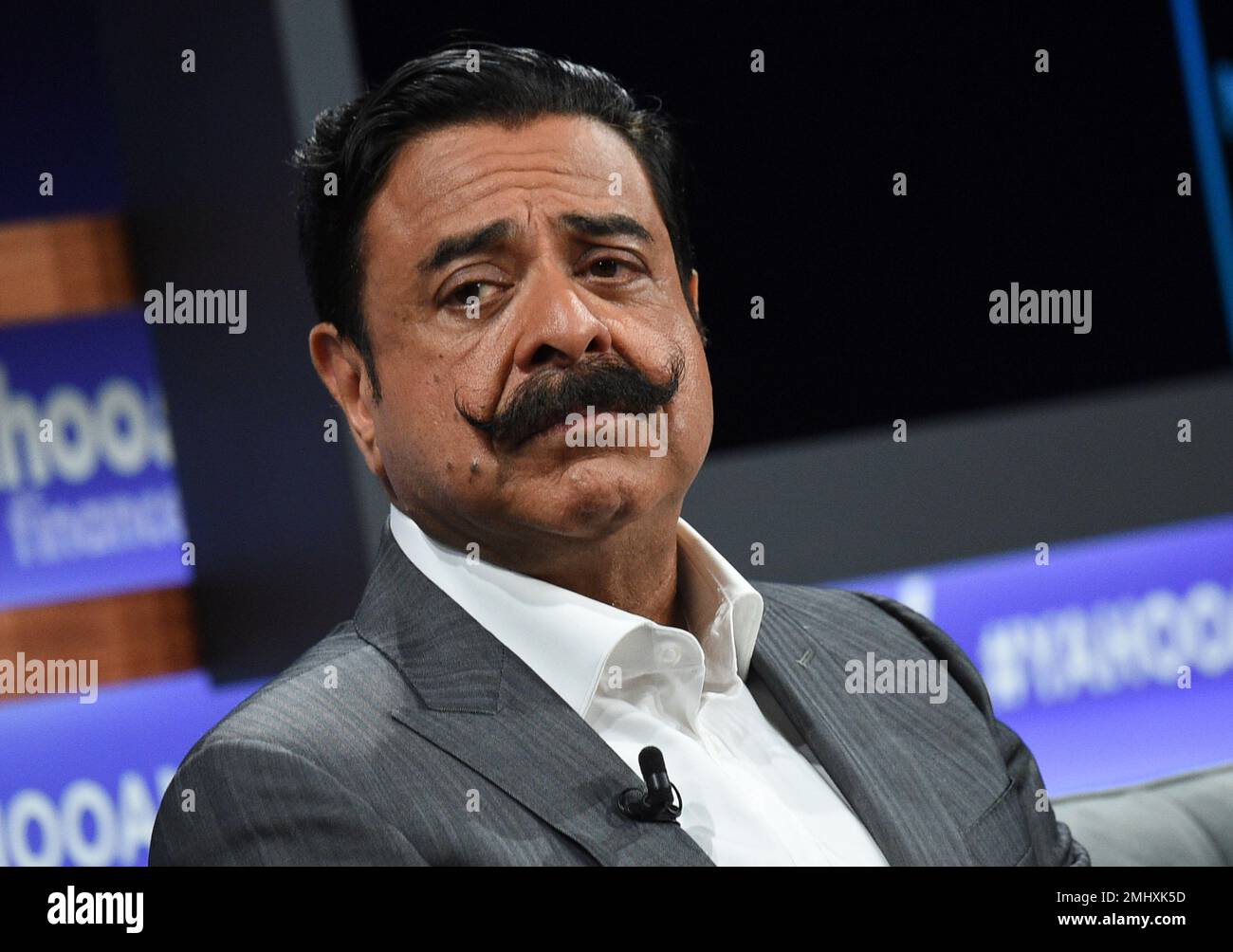 Jacksonville Jaguars owner Shad Khan participates in the Yahoo Finance ...
