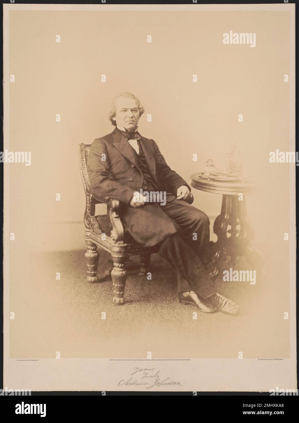 This 1866 photo made available by the U.S. Library of Congress shows ...