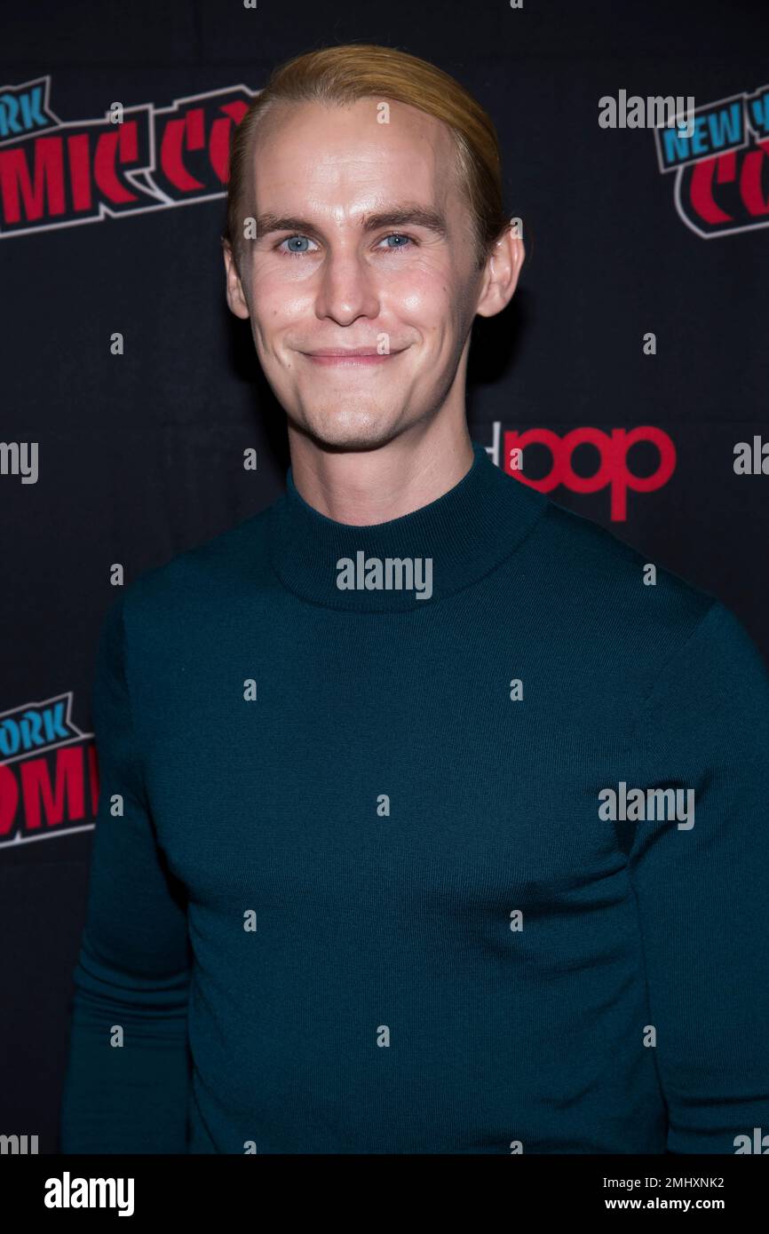 Rhys Wakefield attends New York Comic Con to promote Hulu's "Reprisal ...