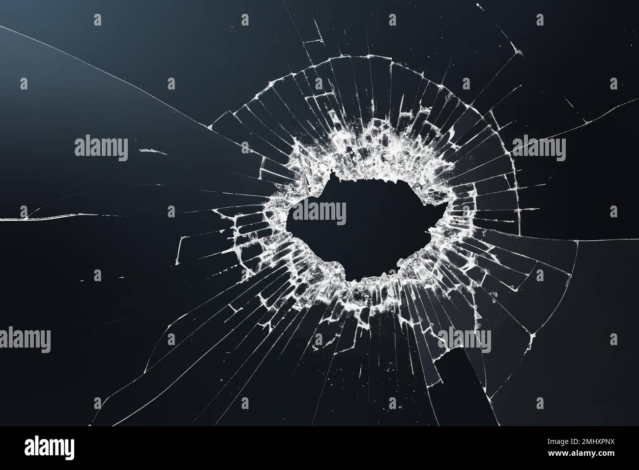 Cracked glass black background Stock Vector Images - Alamy