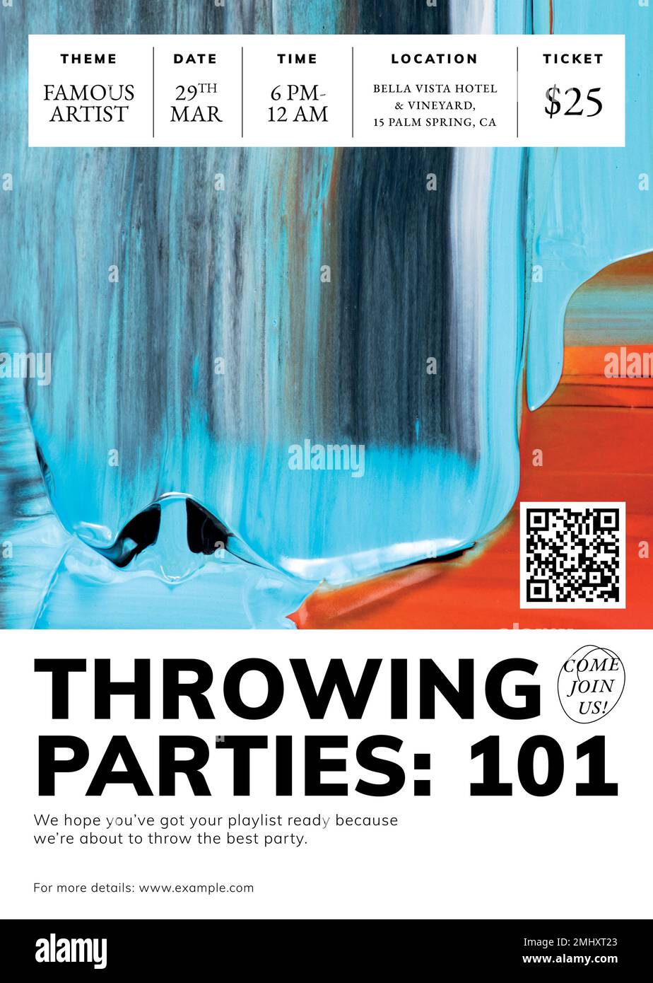 Abstract template vector, event ad for poster Stock Vector Image & Art ...