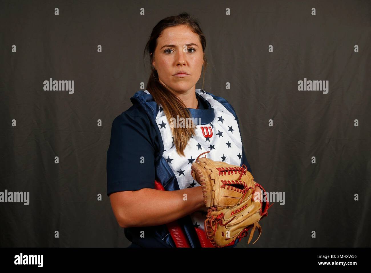 Amanda Chidester poses for a photo during media day at the USA Softball ...