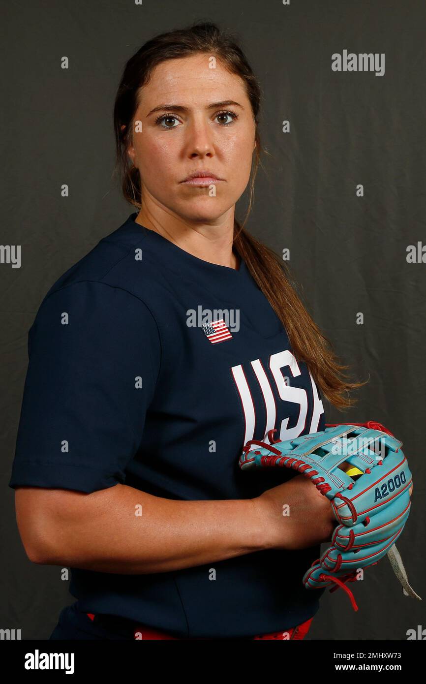 Amanda Chidester poses for a photo during media day at the USA Softball ...