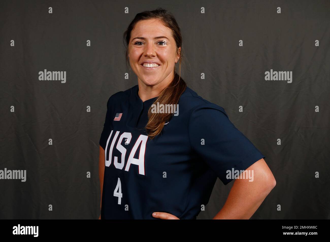 Amanda Chidester poses for a photo during media day at the USA Softball ...