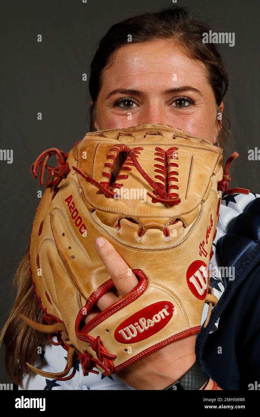 Amanda Chidester poses for a photo during media day at the USA Softball ...