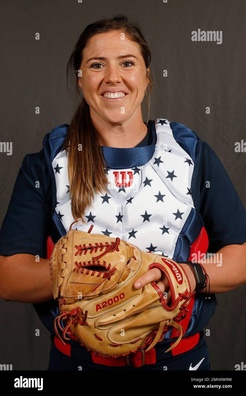 Amanda Chidester poses for a photo during media day at the USA Softball ...