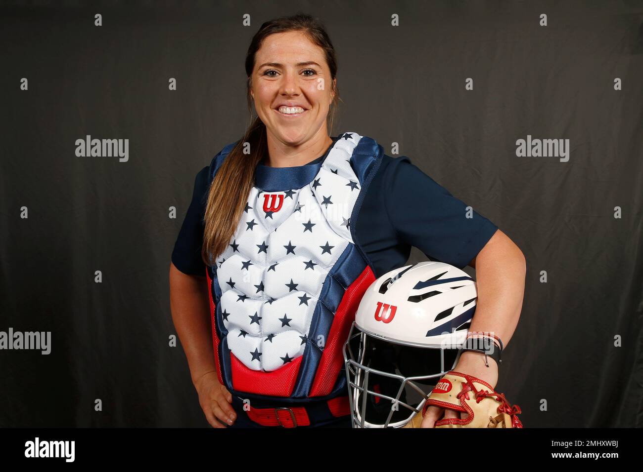 Amanda Chidester poses for a photo during media day at the USA Softball ...