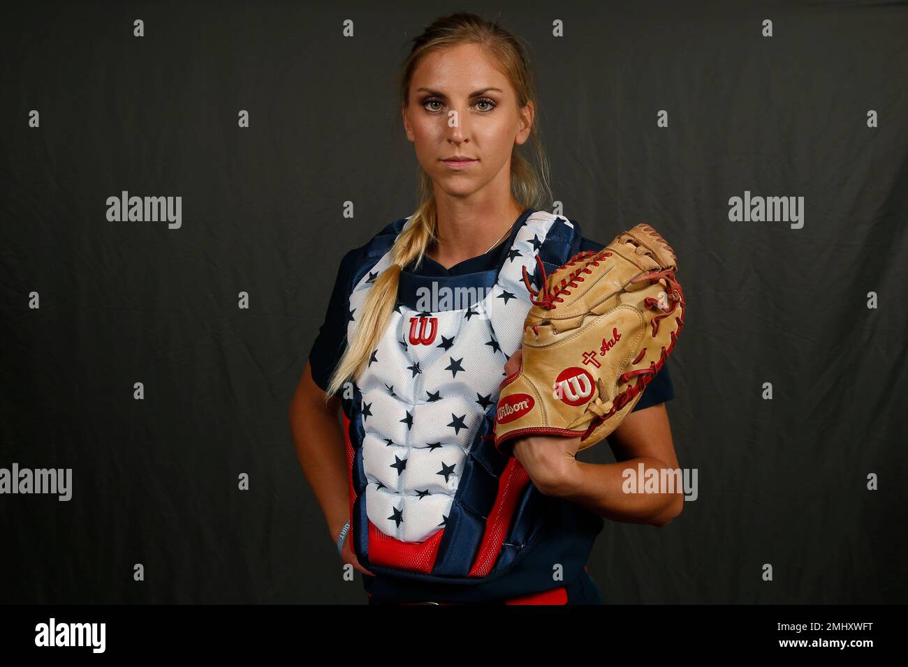 Catcher Aubree Munro poses for a photo during media day at the USA ...