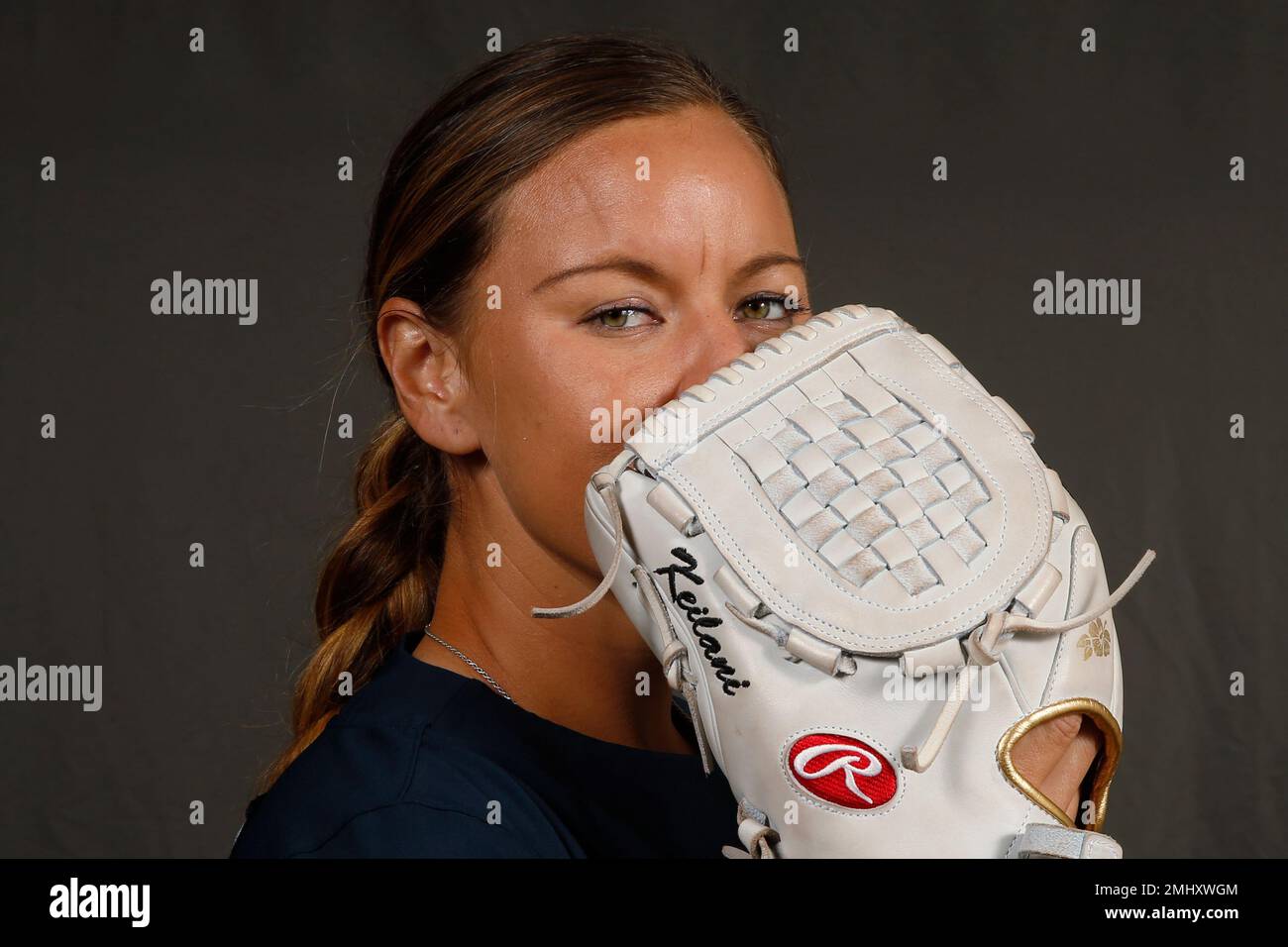 Pitcher Keilani Ricketts poses for a photo during media day at the USA ...