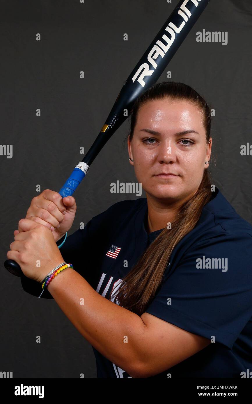 Catcher Taylor Edwards poses for a photo during media day at the USA ...