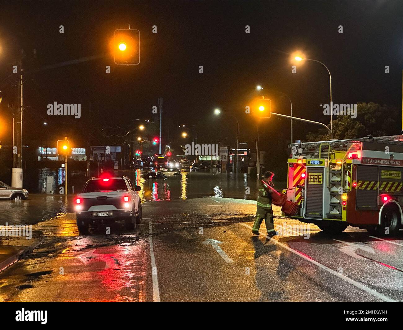 Aukland new zealand flooding 2023 hi-res stock photography and images - Alamy