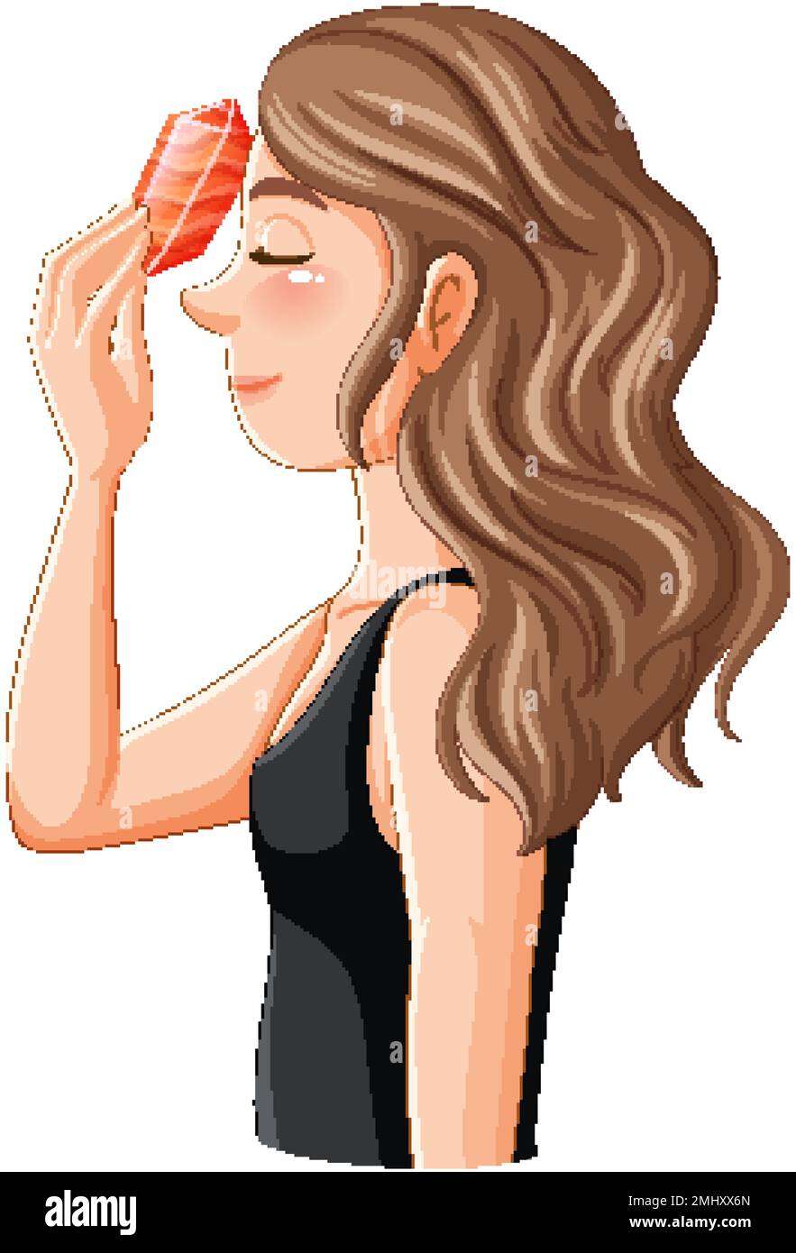 Crystal gemstone child Stock Vector Images - Alamy