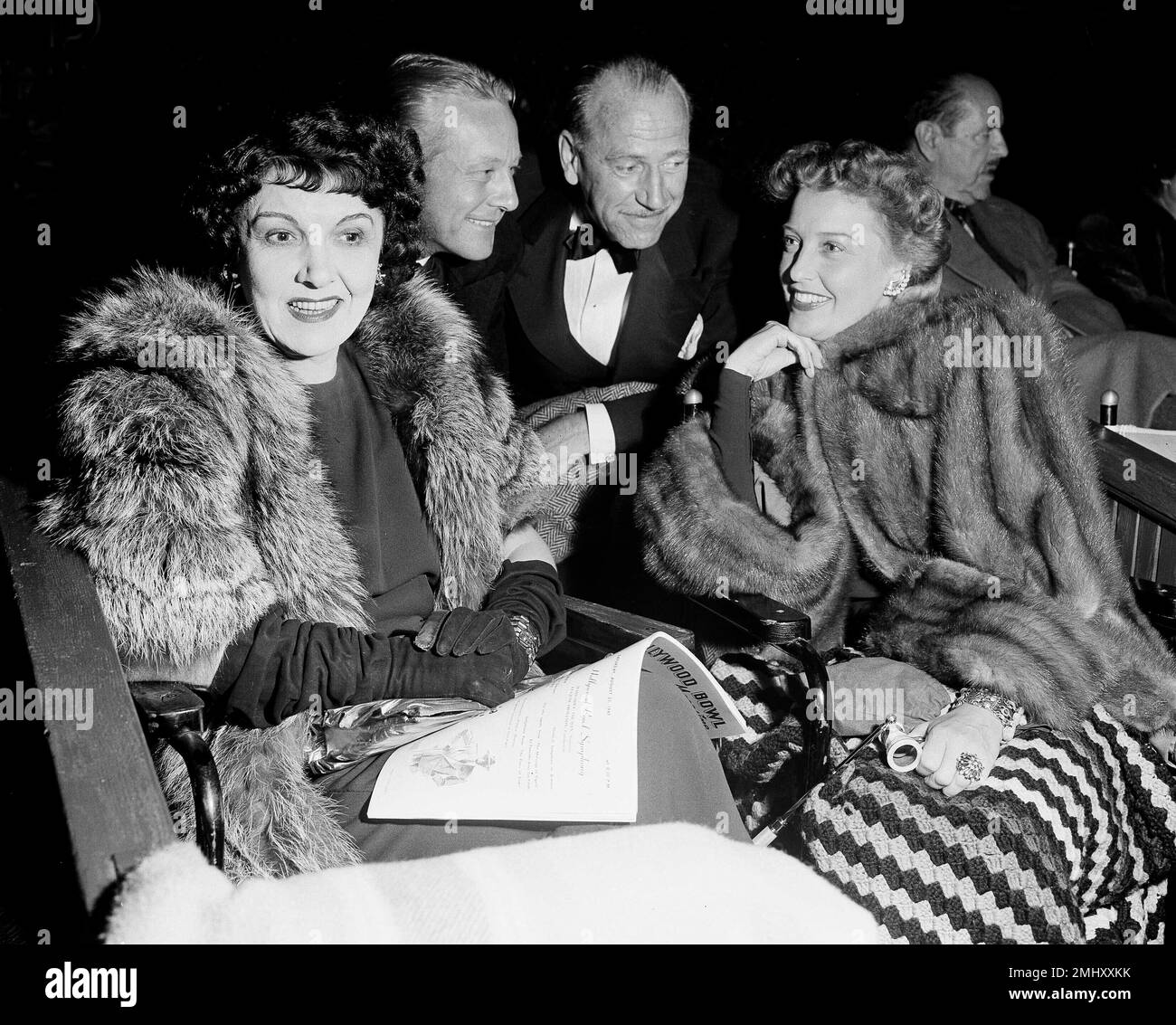 At Margaret Truman's concert debut are Carmelita Geraghty, wife of M-G ...