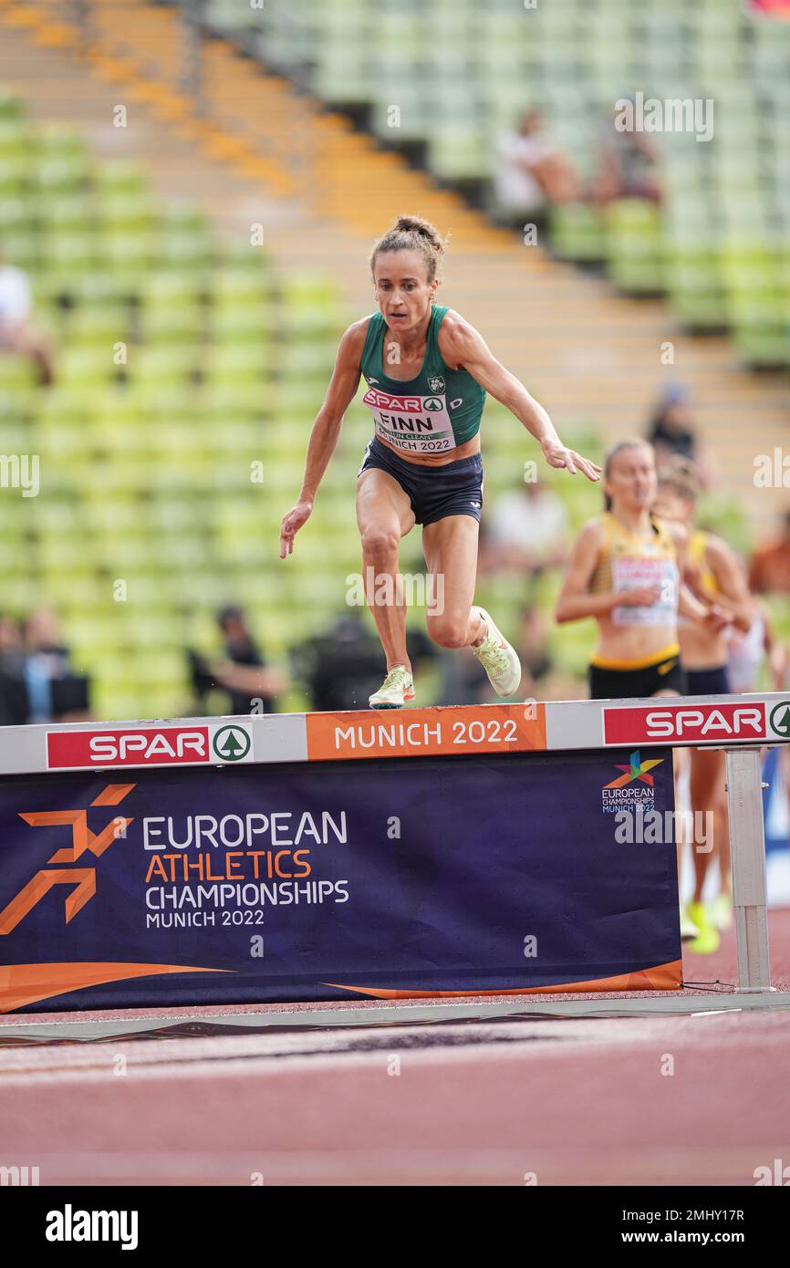 Michelle FINN participating in the 3000m steeplechase of the European ...