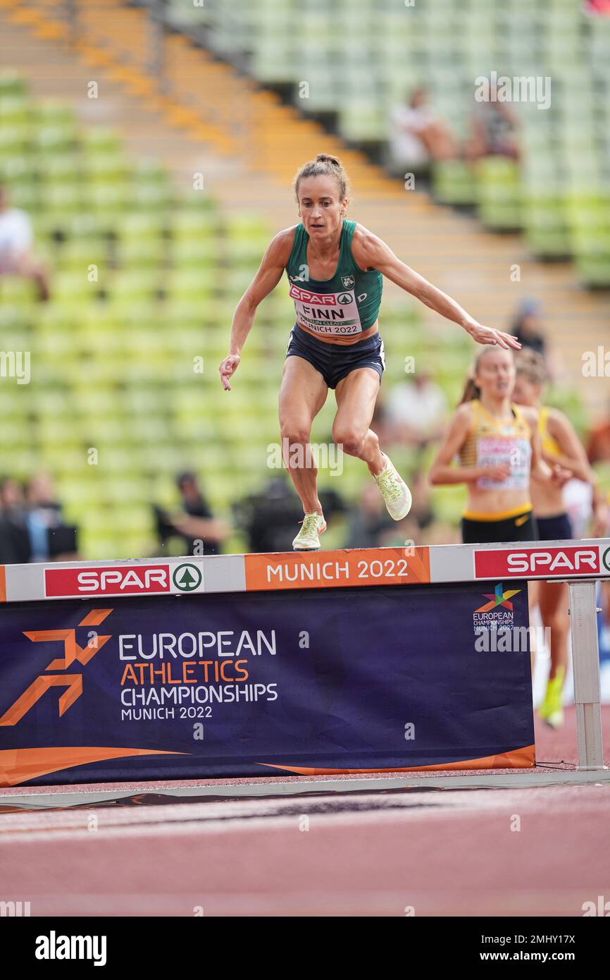 Michelle FINN participating in the 3000m steeplechase of the European ...