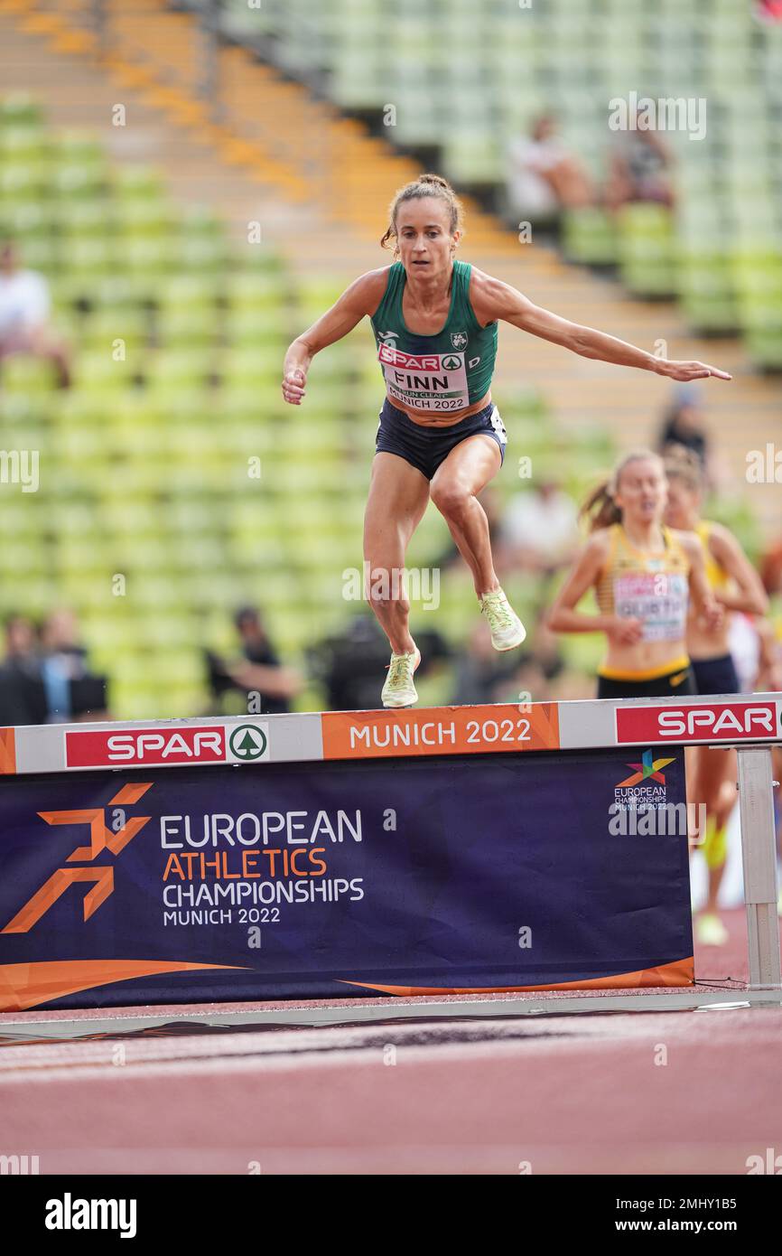 Michelle FINN participating in the 3000m steeplechase of the European ...