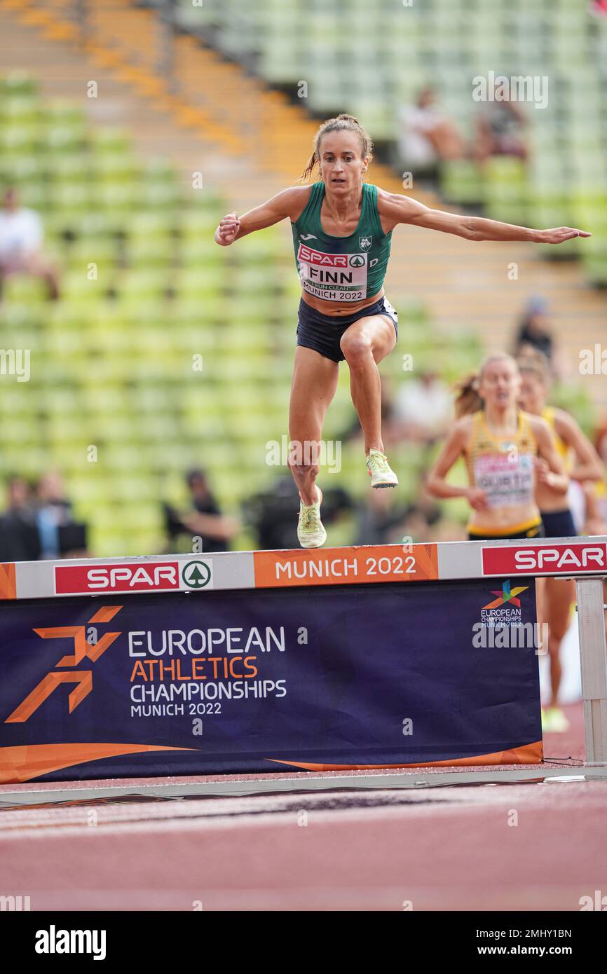 Michelle FINN participating in the 3000m steeplechase of the European ...
