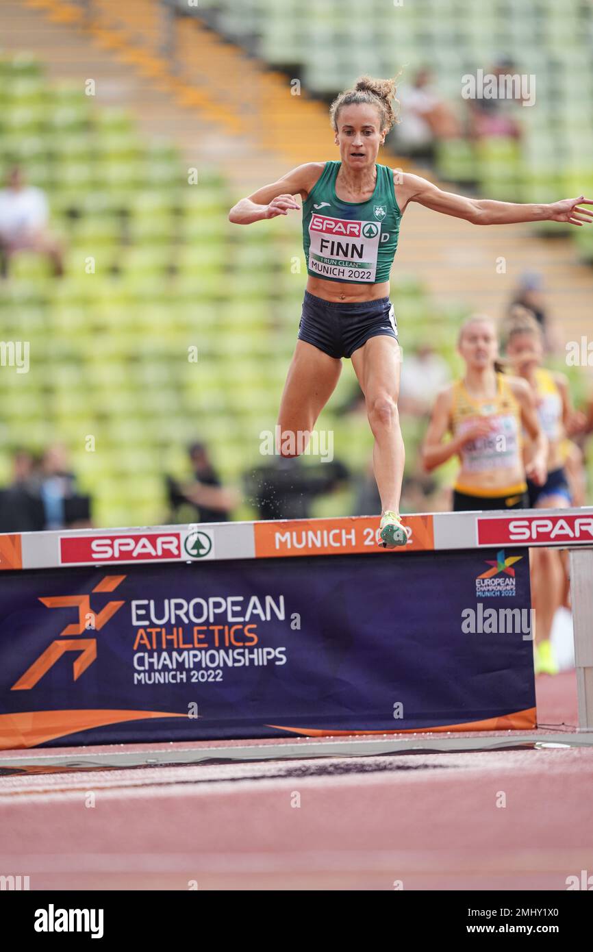Michelle FINN participating in the 3000m steeplechase of the European ...