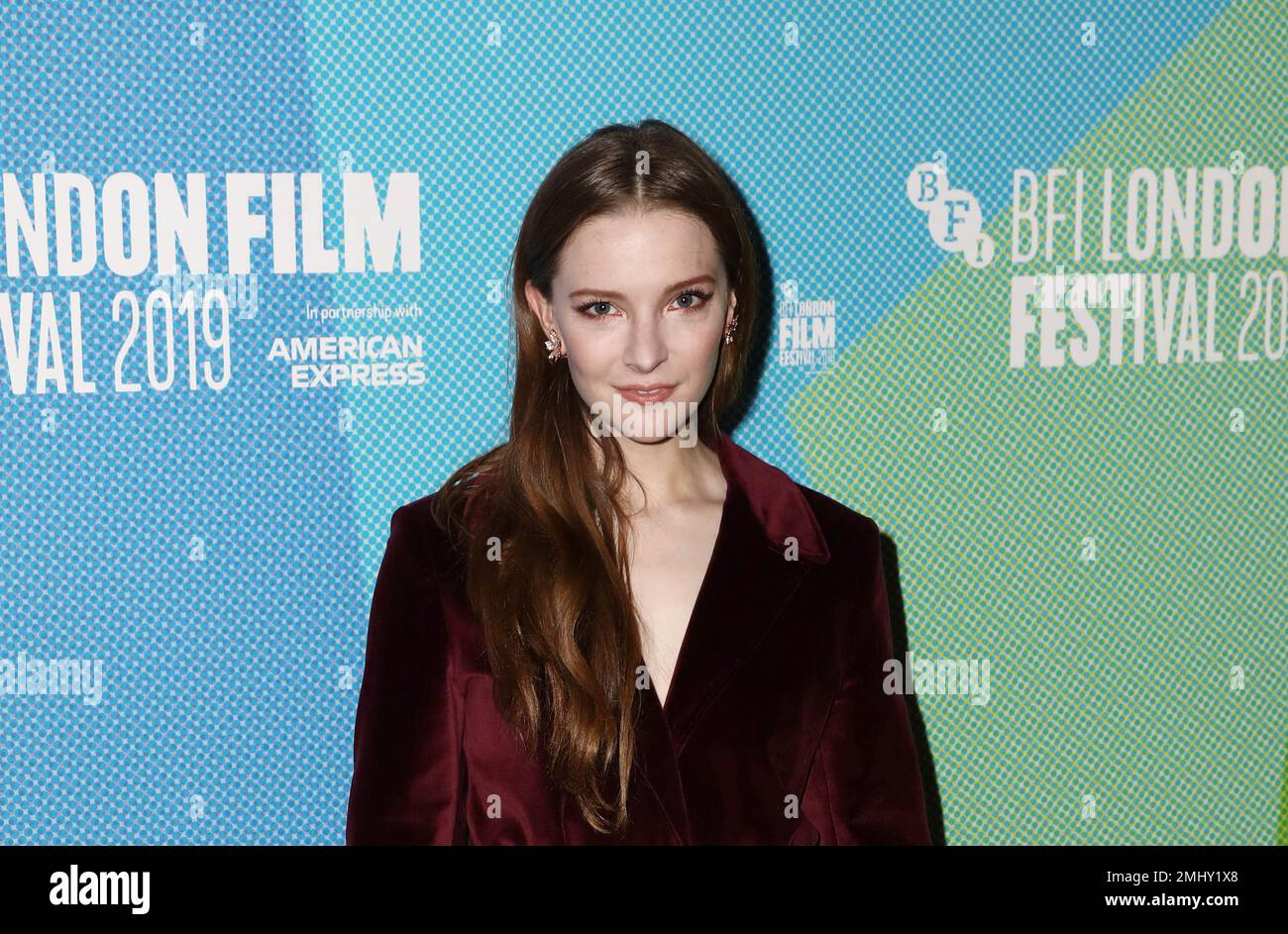 Actress Morfydd Clark poses for photographers, on arrival at the ...