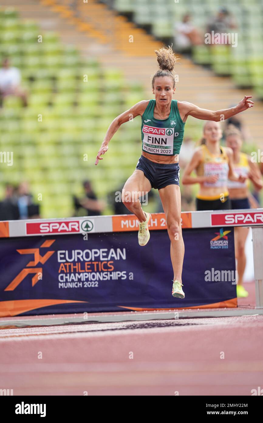 Michelle FINN participating in the 3000m steeplechase of the European ...