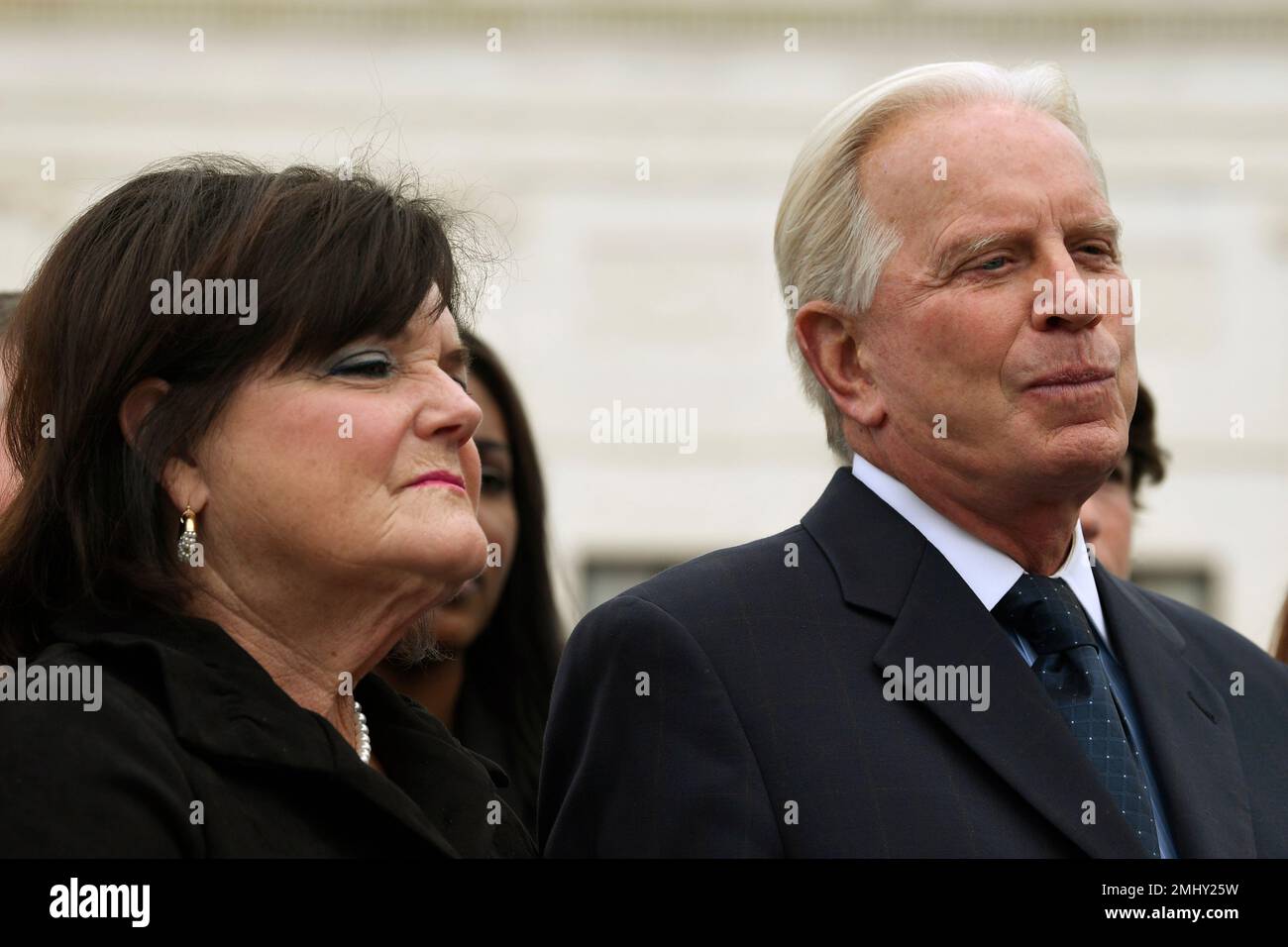 R.G. & G.R. Harris Funeral Homes owner Thomas Rost, right, and his wife ...