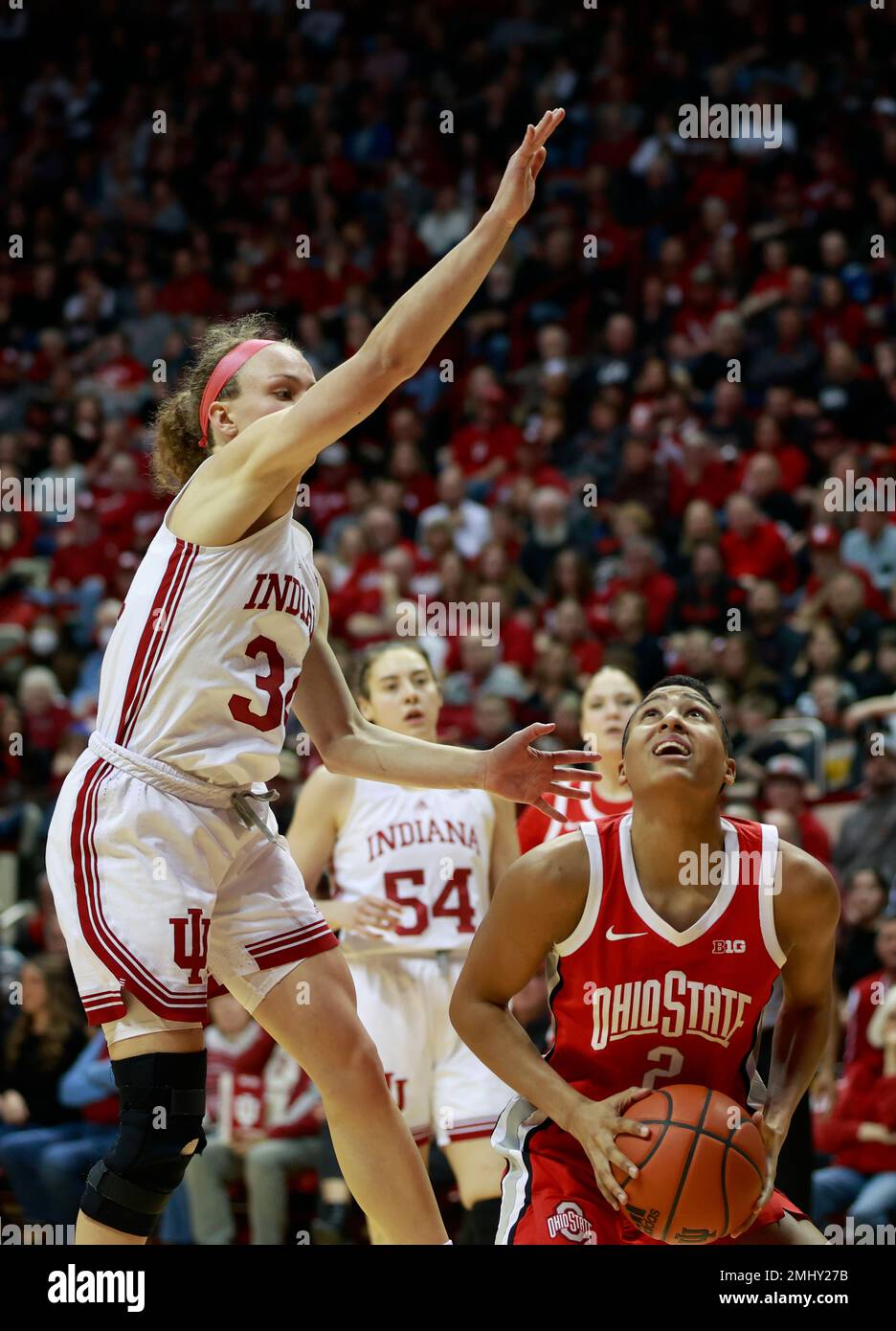 Bloomington, USA. 26th Jan, 2023. Indiana Hoosiers guard Grace Berger ...