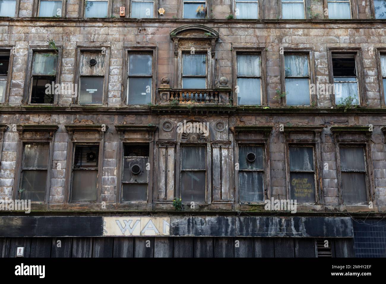 The derelict What Every Woman Wants Department Store building, now ...
