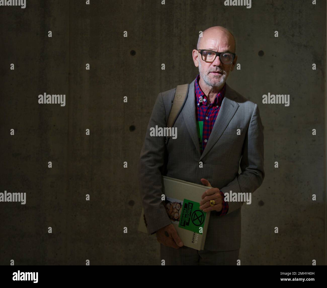 Composer and singer Michael Stipe poses for portraits during the ...