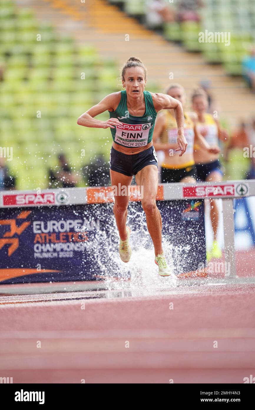 Michelle FINN participating in the 3000m steeplechase of the European ...