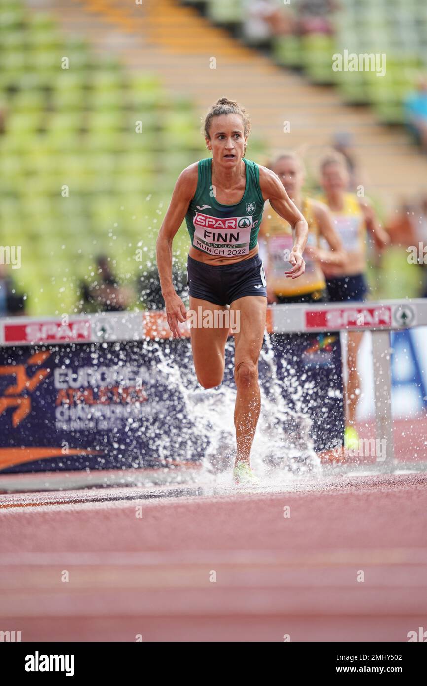 Michelle FINN participating in the 3000m steeplechase of the European ...