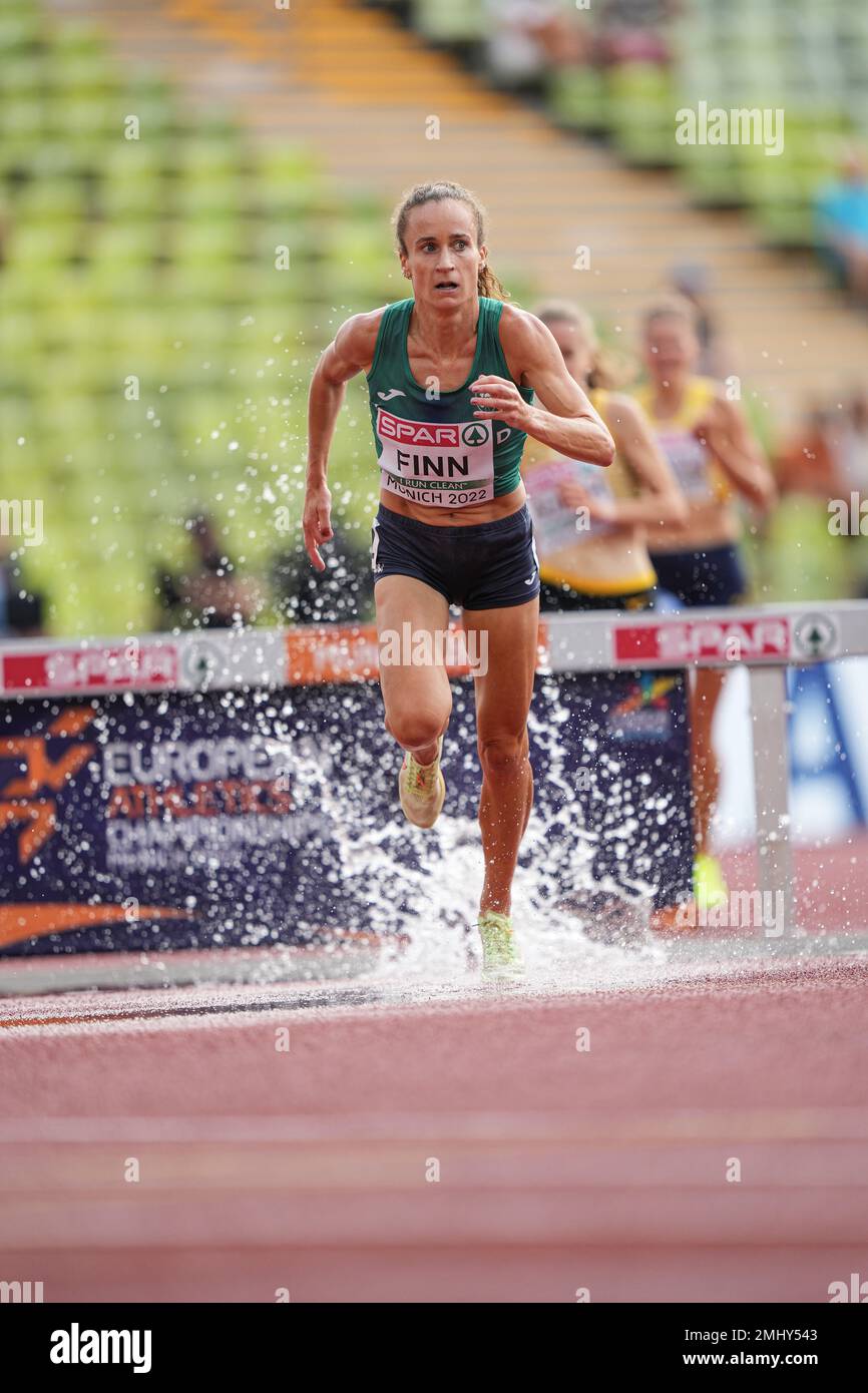 Michelle FINN participating in the 3000m steeplechase of the European ...