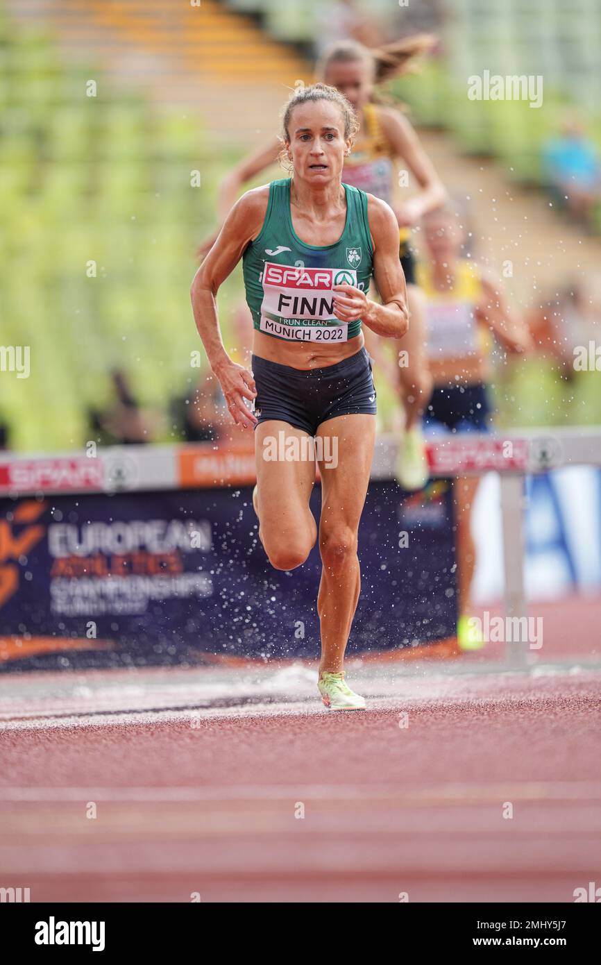 Michelle FINN participating in the 3000m steeplechase of the European ...