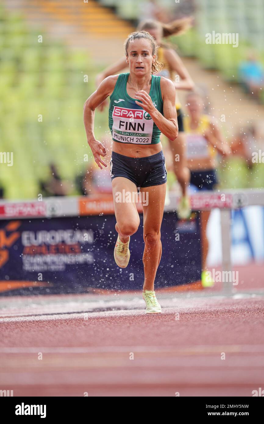 Michelle FINN participating in the 3000m steeplechase of the European ...