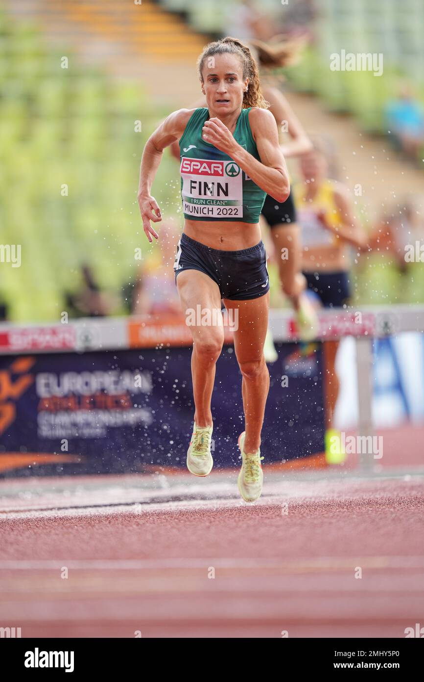 Michelle FINN participating in the 3000m steeplechase of the European ...