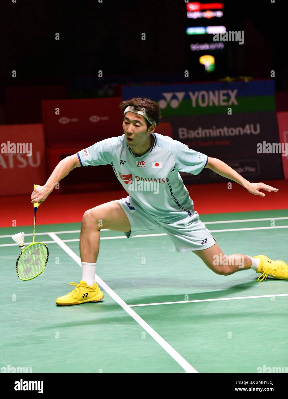 Jakarta, Indonesia. 27th Jan, 2023. Kanta Tsuneyama of Japan hits a ...