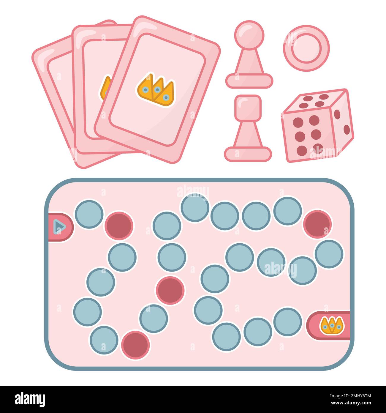 Board game token Stock Vector Images - Alamy