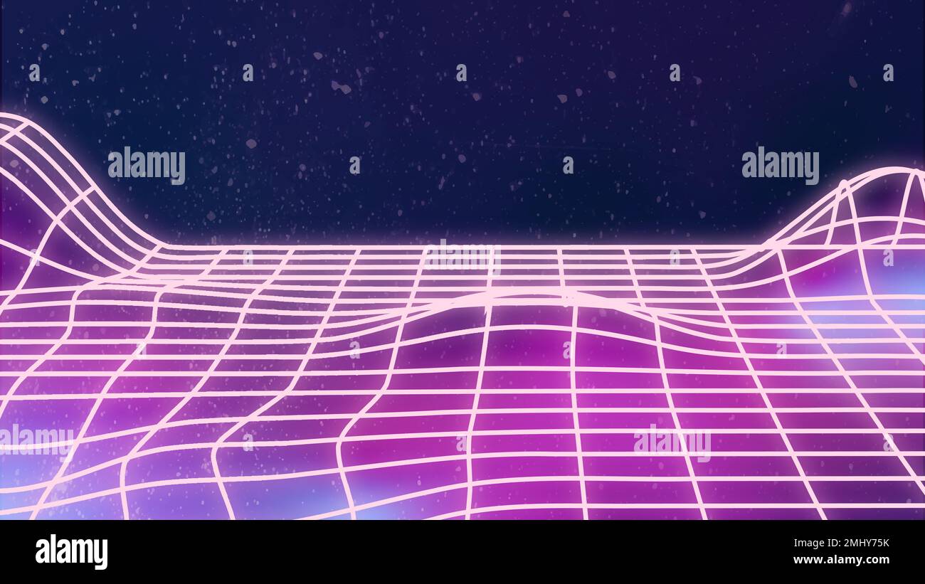 Synthwave graphics design hi-res stock photography and images - Alamy