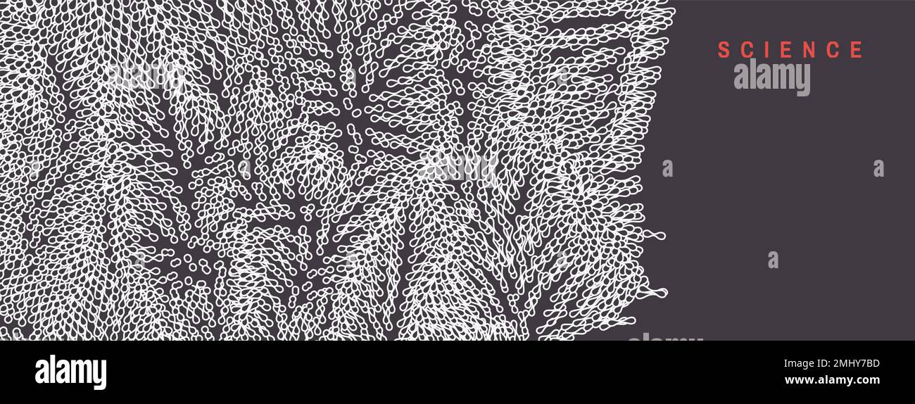 Abstract cellular background. Cell membrane structure in motion. 3D ...