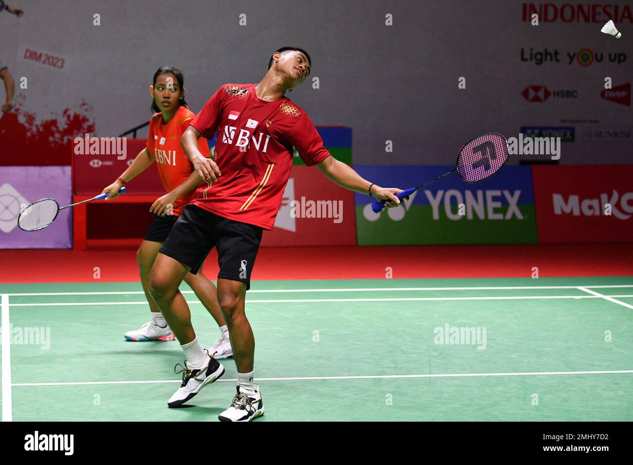 Jakarta, Indonesia. 27th Jan, 2023. Jafar Hidayatullah(R)/Aisyah Salsabila Putri Pranata of ...