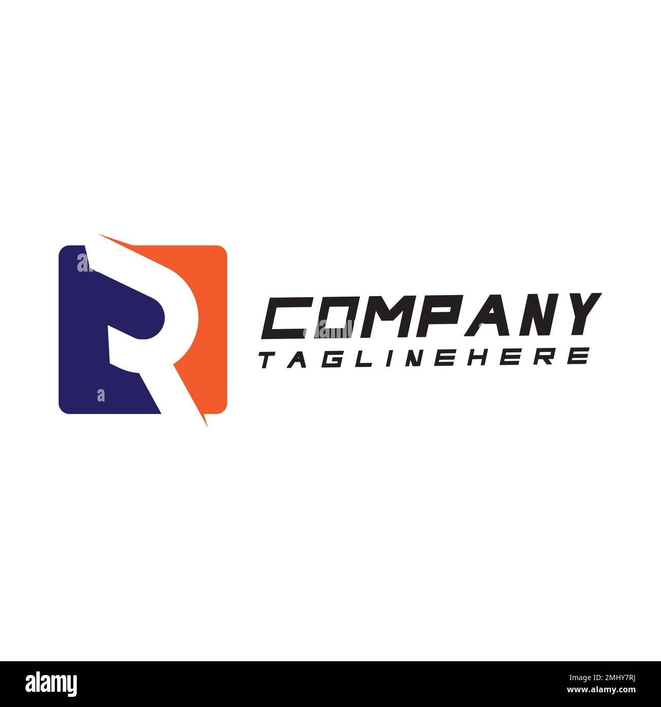 Letter R logo icon design template elements Stock Vector Image & Art ...