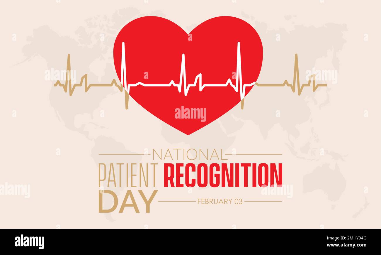 Vector illustration banner design template concept of National Patient ...