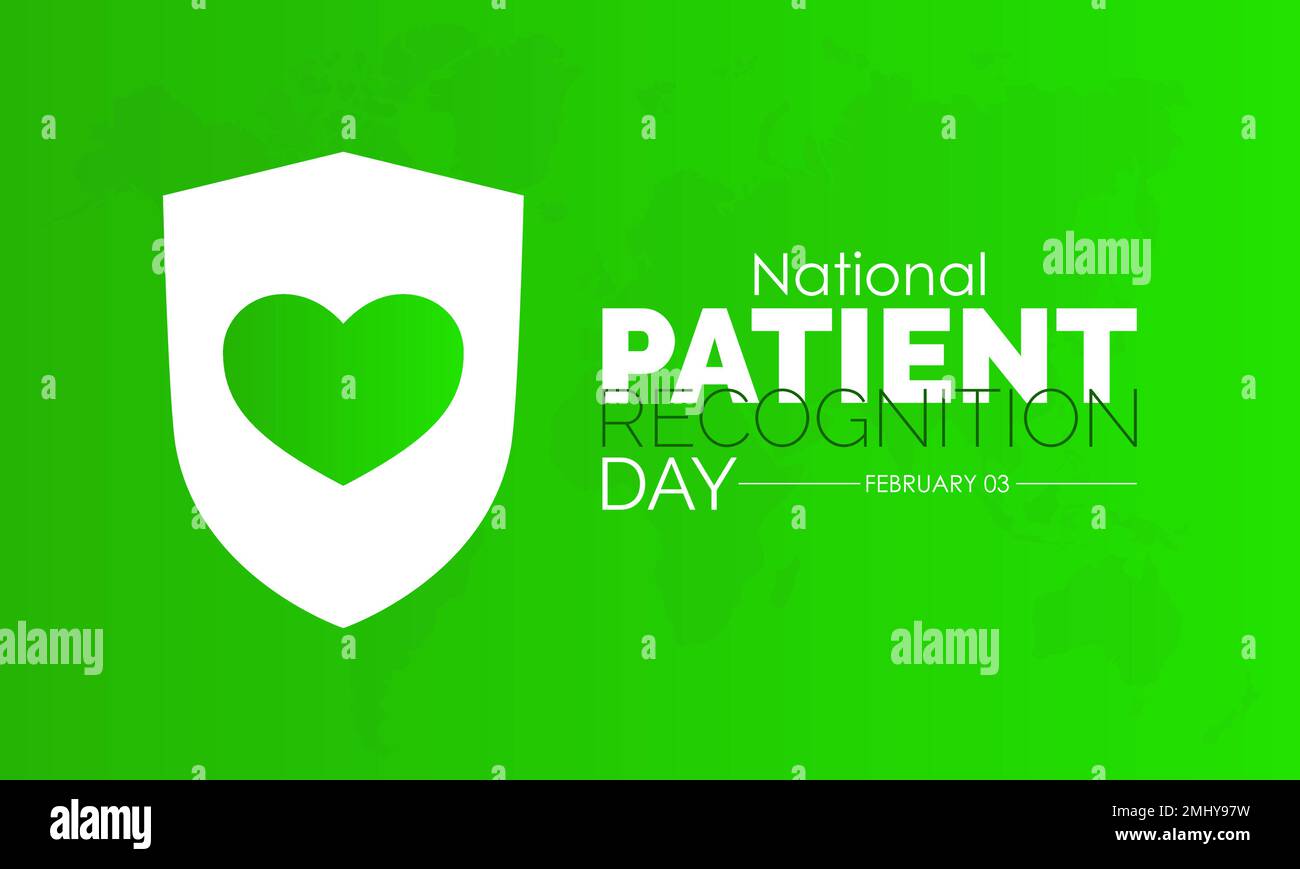 Vector illustration banner design template concept of National Patient ...