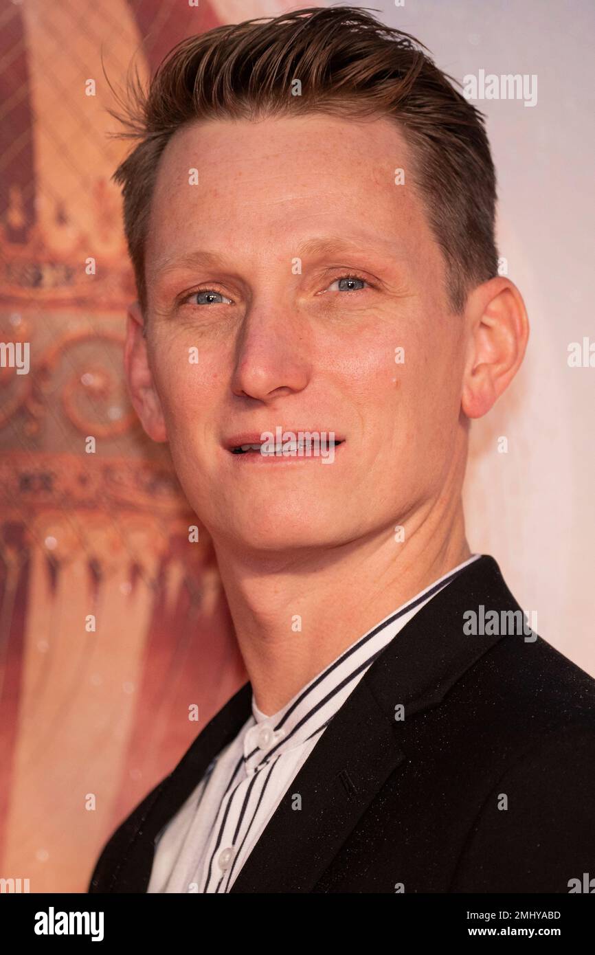 Director Tom Harper poses for photographers upon arrival at the ...